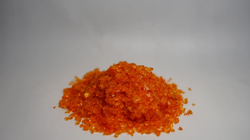 Orange Glass Chips 2–5mm UAE | Bright Finish